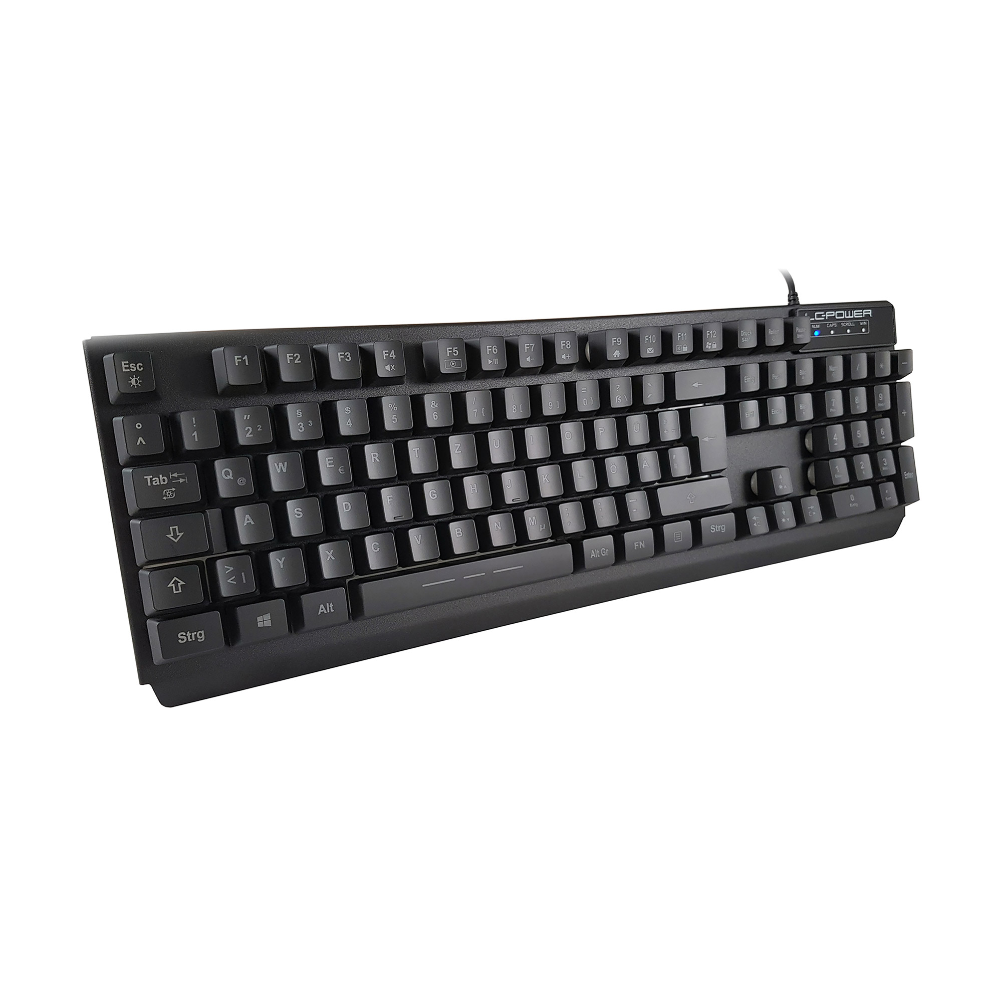 Kabelheld.com - LC-Power LC-KEY-4B-LED Beleuchtete LED-Tastatur DE, USB ...